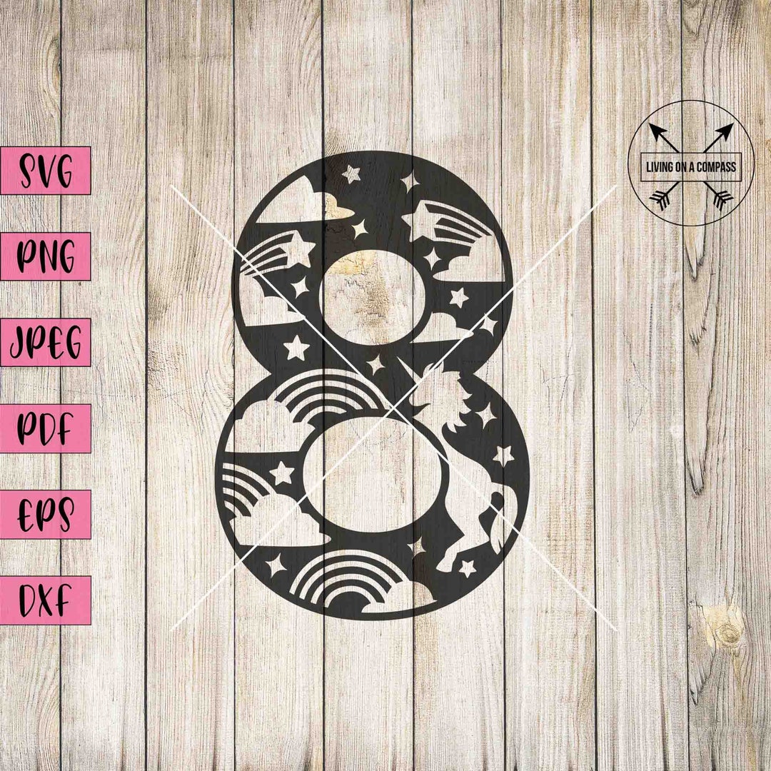 Number 8 Svg, Eight Svg, Eight is Great Svg, 8, 8th Birthday, Number ...