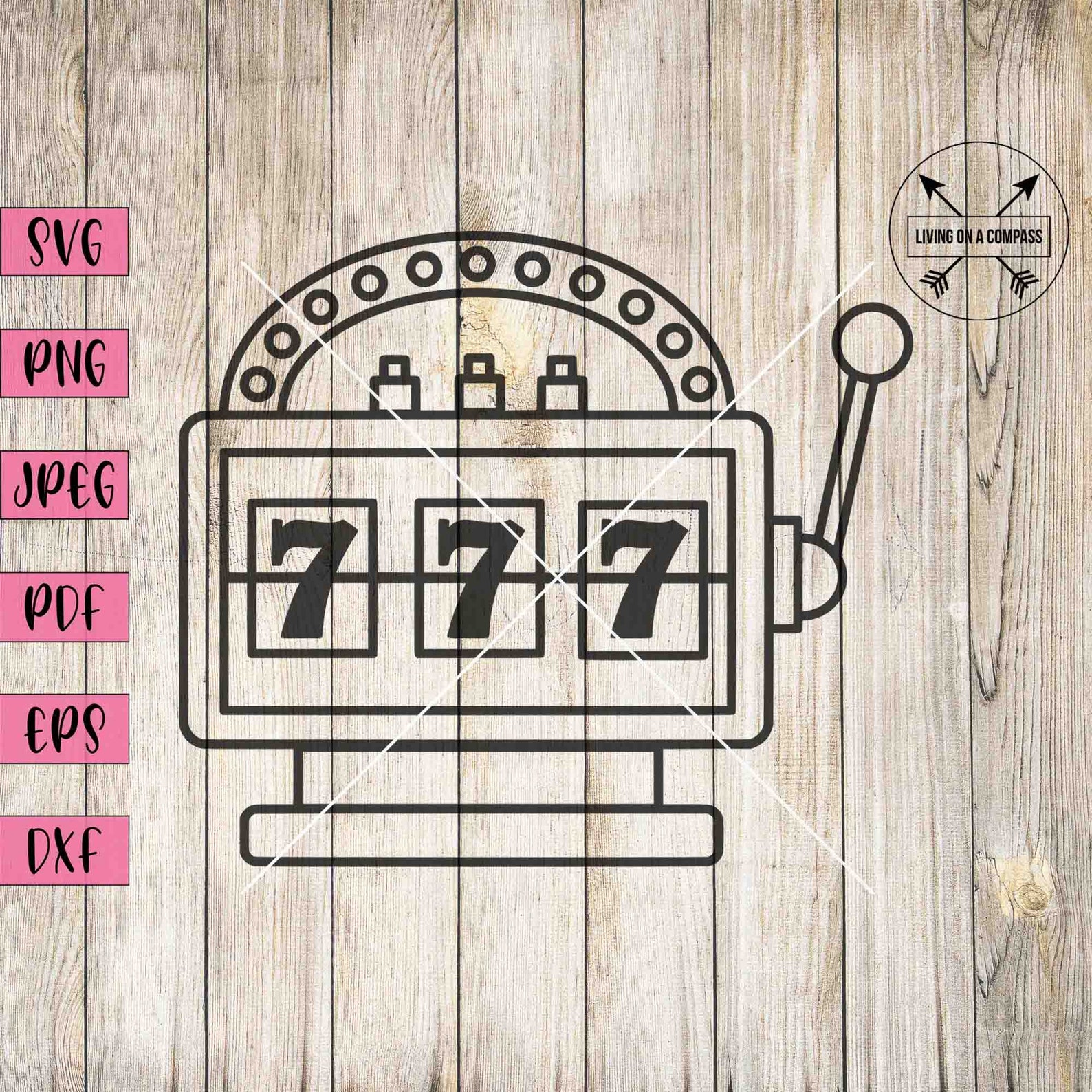 Slot Machine Svg Casino Svg Casino Clipart Las Vegas Svg - Etsy