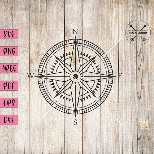 Laser Engraved Compass - Etsy