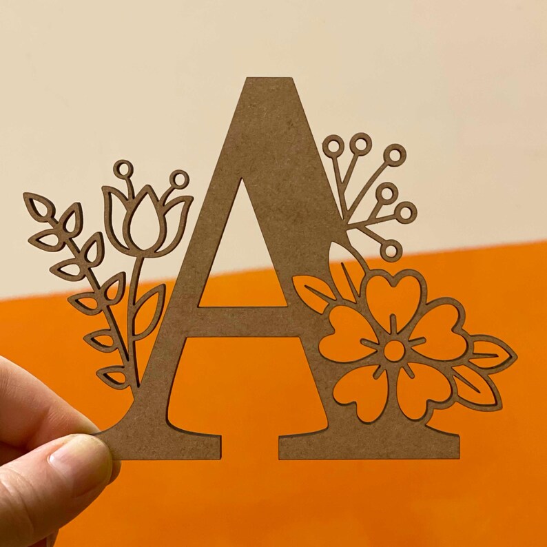A-Z Floral Alphabet Floral Letters Floral Alphabet Svg - Etsy