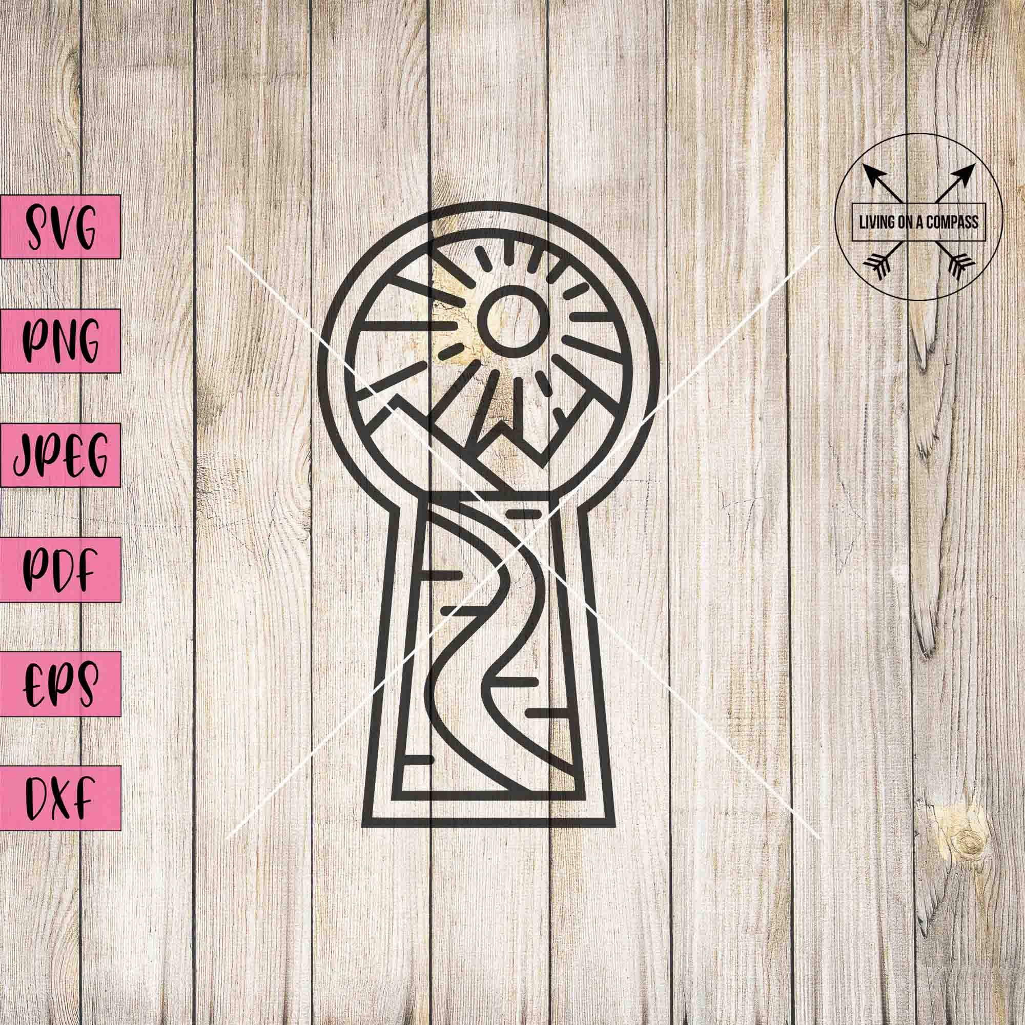 Keyhole Svg, Keyhole Png, Nature Clipart, Nature Logo, Nature Decal ...