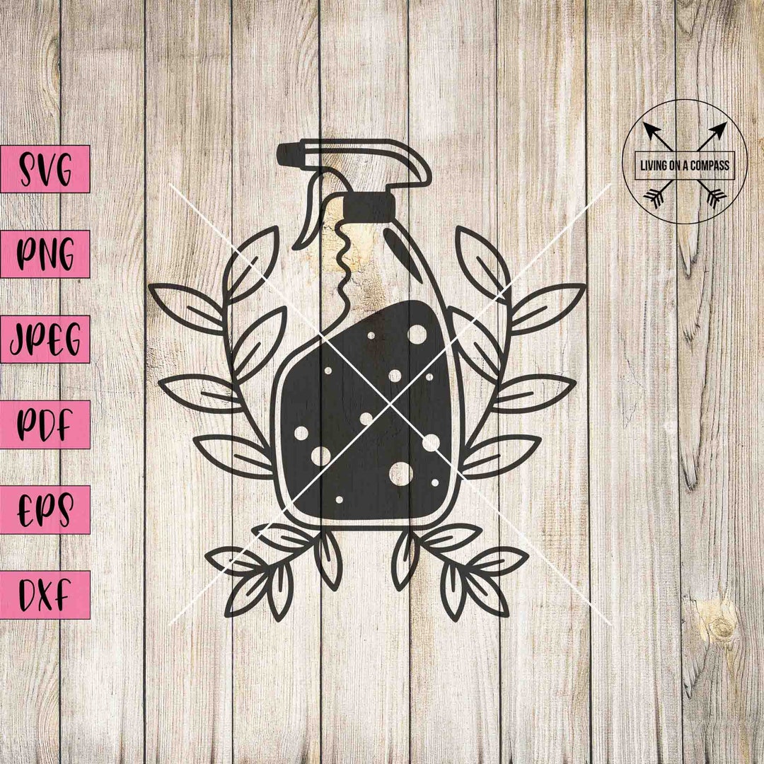 Cleaning Spray Svg, Spray Svg, Spray Clipart, Spring Cleaning Clipart ...