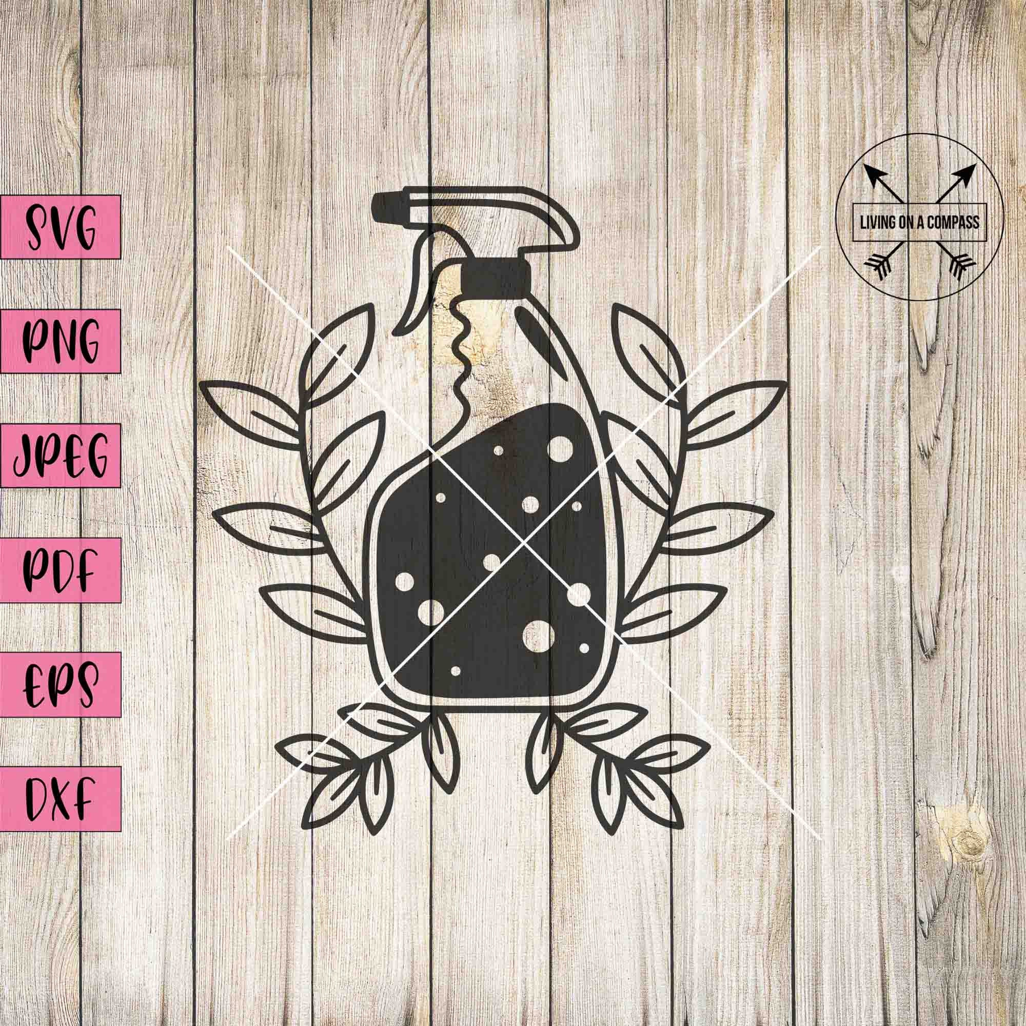 Cleaning Spray Svg, Spray Svg, Spray Clipart, Spring Cleaning Clipart ...