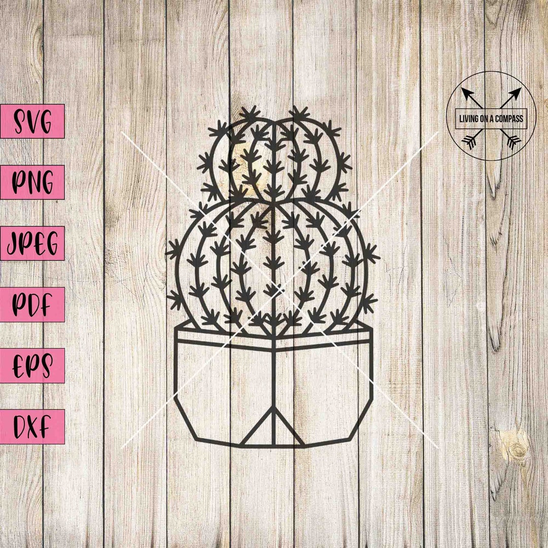 Cactus Svg, Cute Cactus Svg, Cute Cactus Clip Art, Cactus Clipart ...