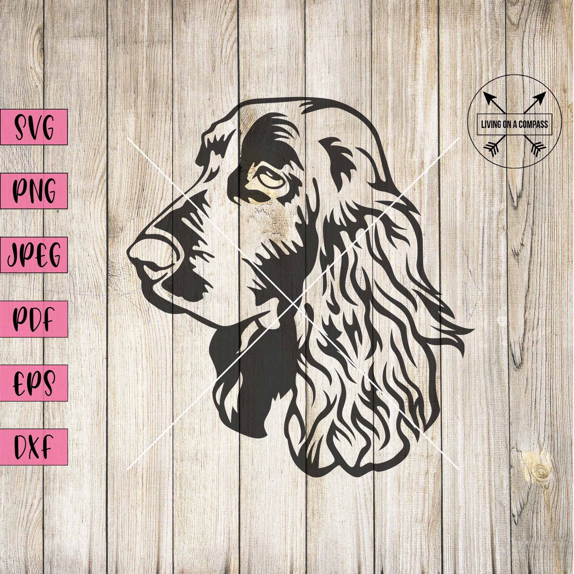 Field Spaniel Svg, Dog Svg, Dog Svg Files, Cute Dog Sticker, Cute Dog ...