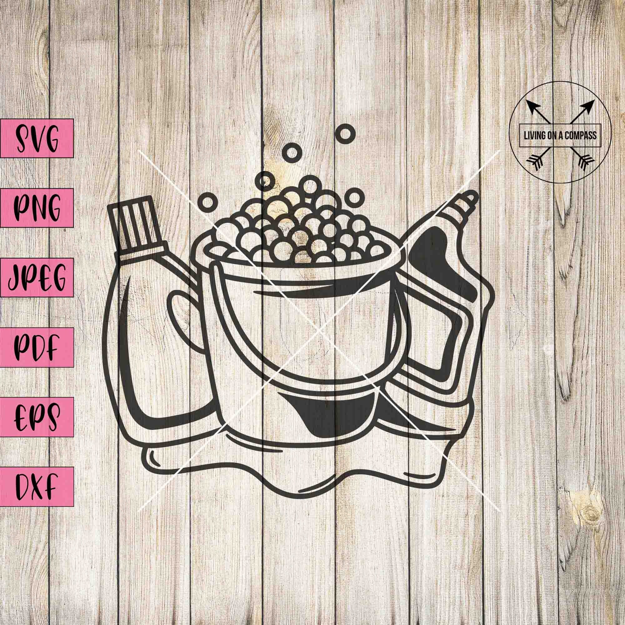 Cleaning Products Svg, Bubbles Svg, Bucket Svg, Cleaning Clipart ...
