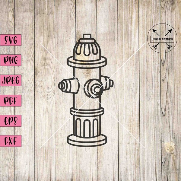 Fire Hydrant Cut File - Etsy