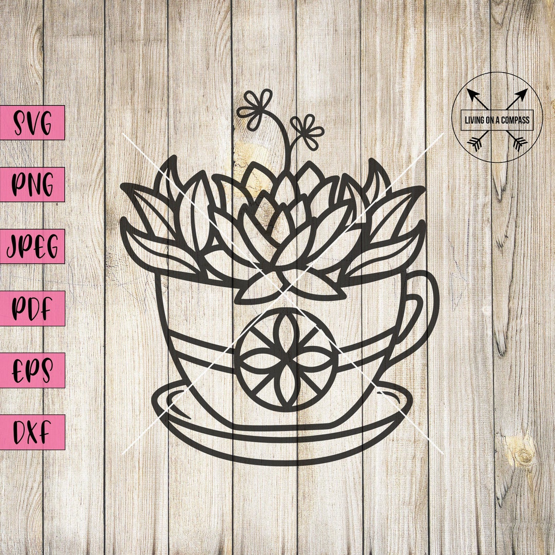 Tea Cup Svg, Tea Clipart, Tea Party Clipart, Tea Cup Cut File, Teapot ...