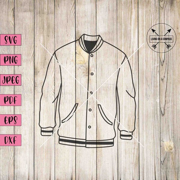 Varsity Jacket Pattern - Etsy