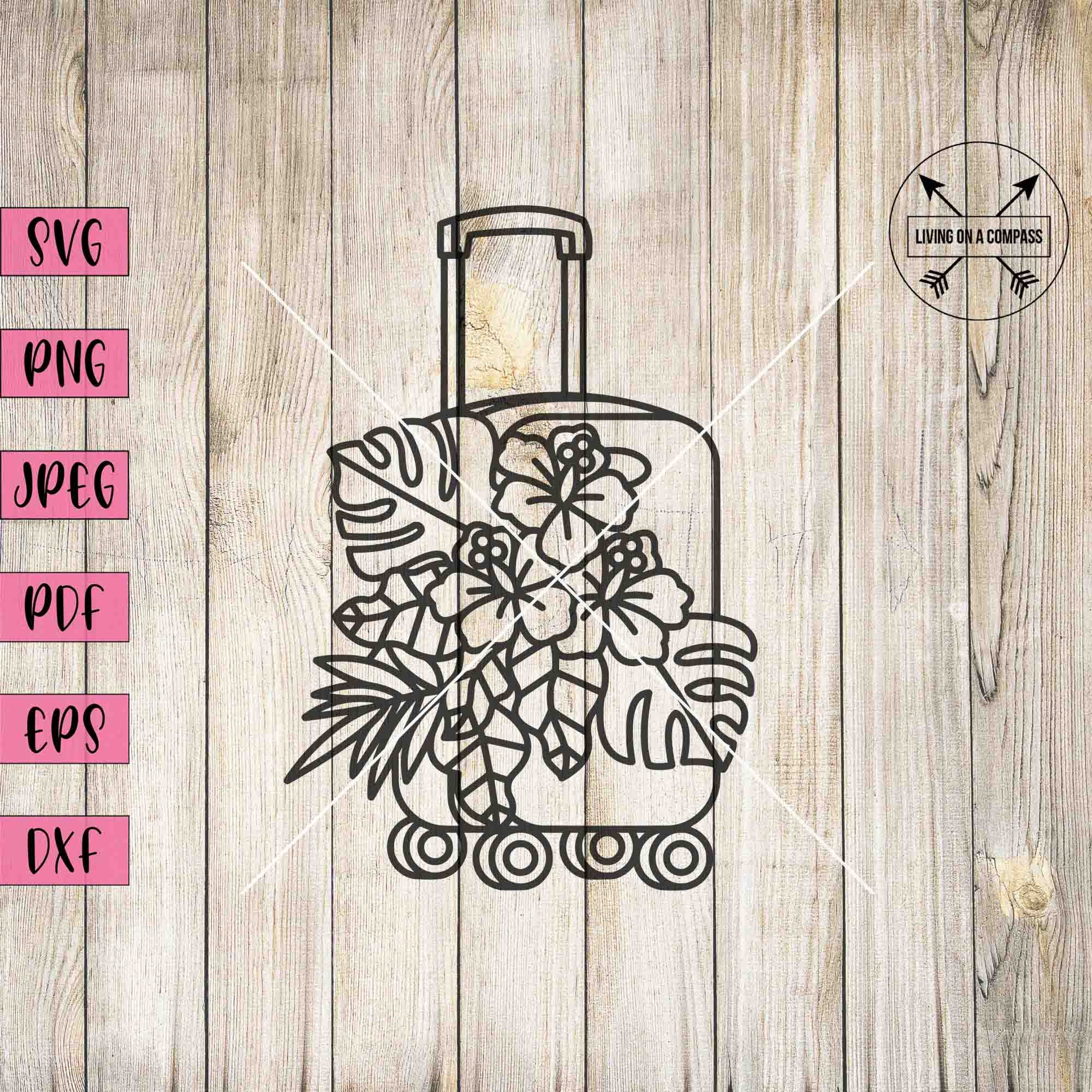 Luggage Svg Luggage Clipart Luggage Png Luggage Cut File - Etsy