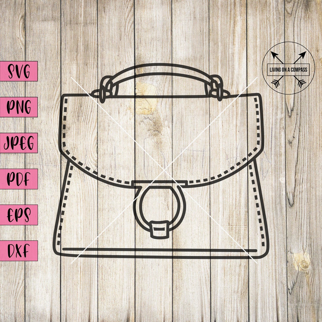 Bag Svg, Bag Clipart, Handbag Patterns, Handbag Sewing Patterns, Small ...
