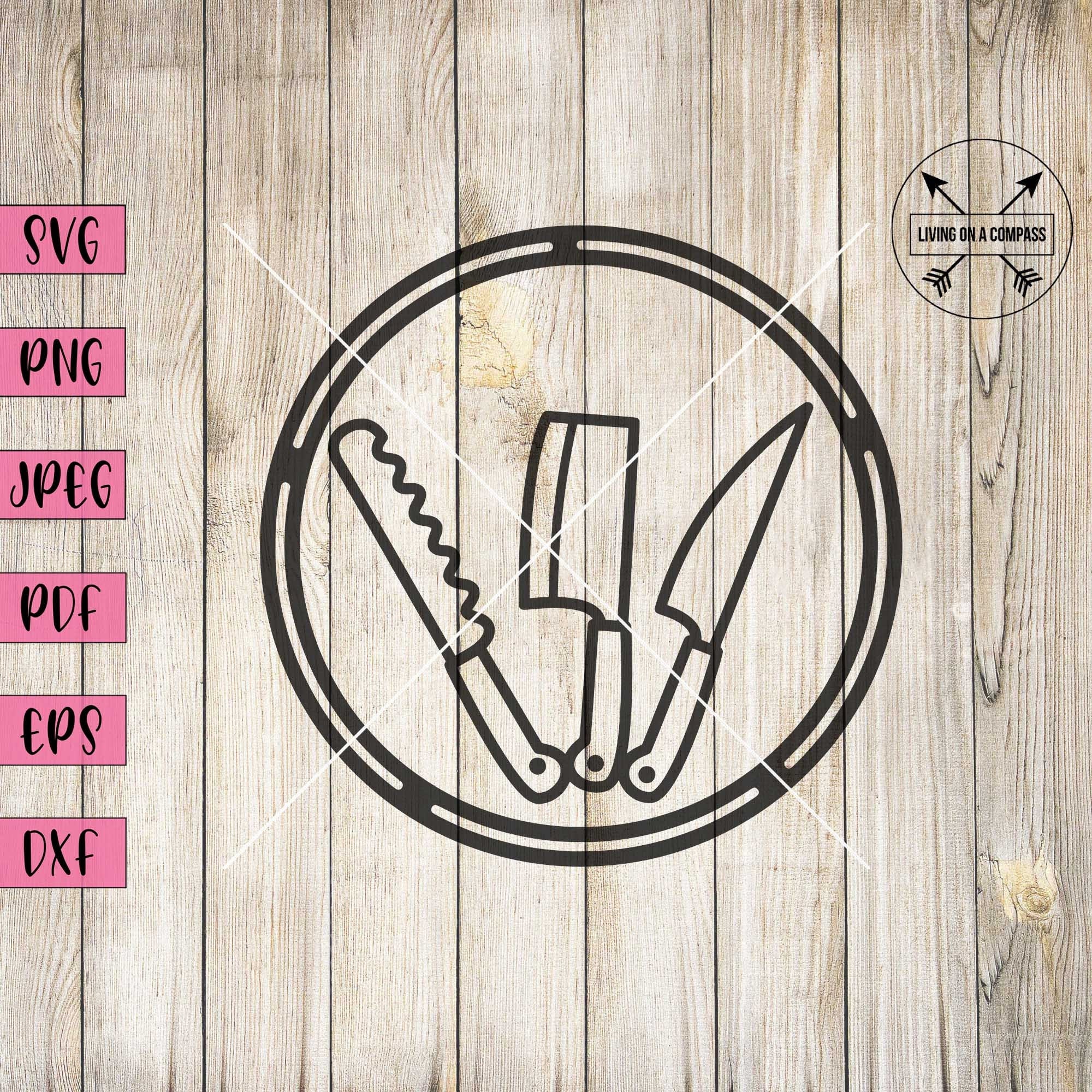 Kitchen Knives Svg, Butcher Knives, Butcher T Shirt, Butcher Poster ...