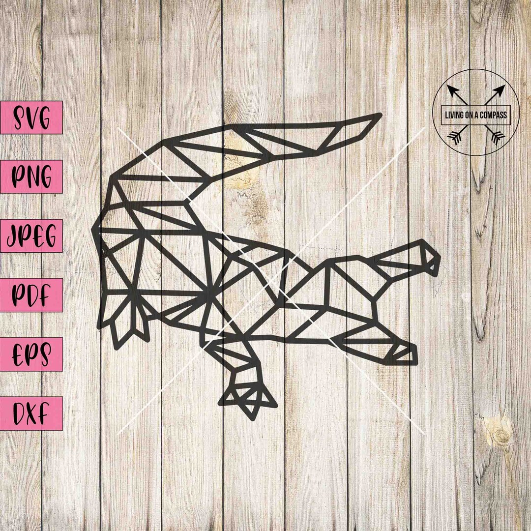 Geometric Alligator, Alligator Svg, Alligator Png, Alligator Clip Art ...