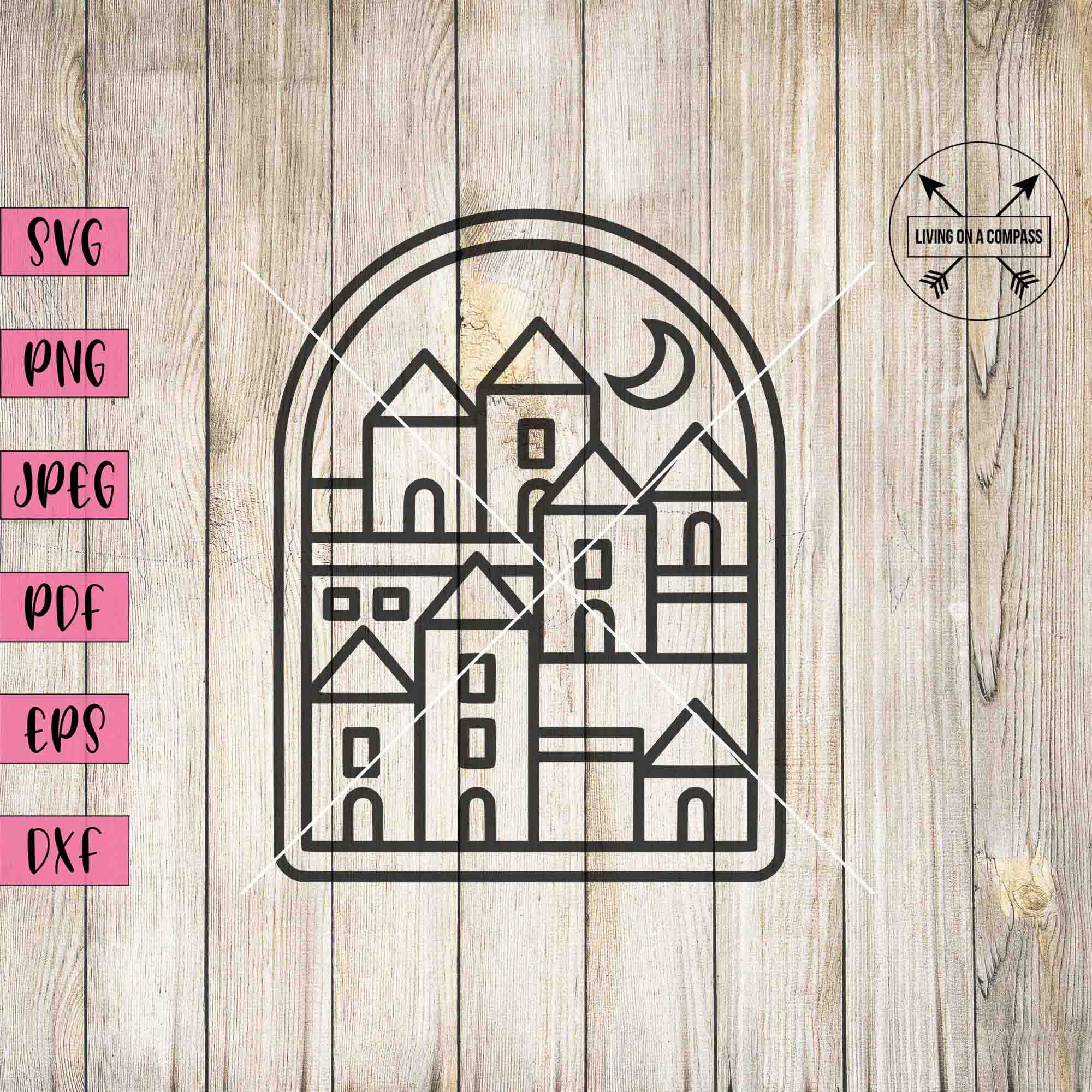 Greek Homes Svg, Building Png, Building Clipart, Greece Cut File ...