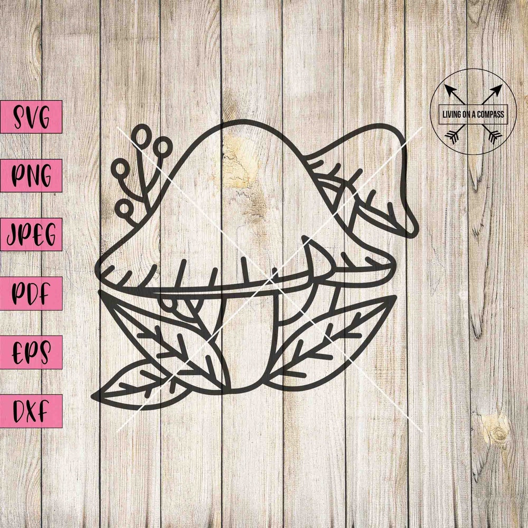 Hongo svg, imágenes prediseñadas de hongos, impresión de hongos ...