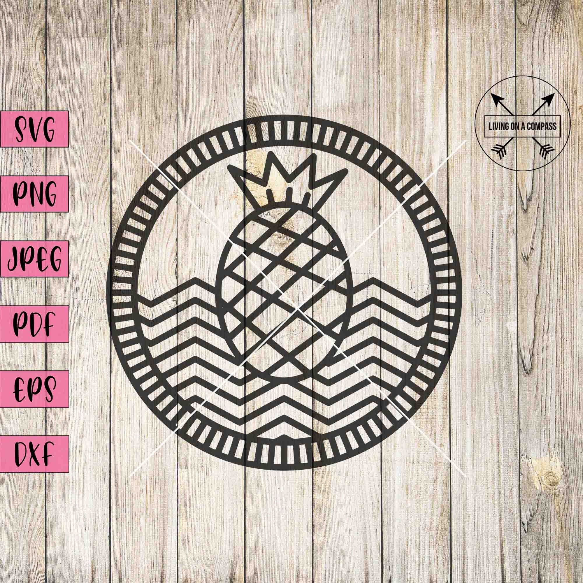 Pineapple Svg, Pineapple Clipart, Tropical Fruit Clip Art, Tropical ...