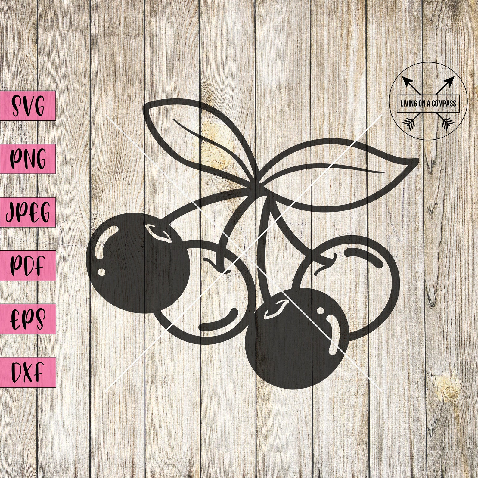 Cherries Svg, Cherry Svg, Cherry Clipart, Fruit Svg, Fruit Png, Fruit ...