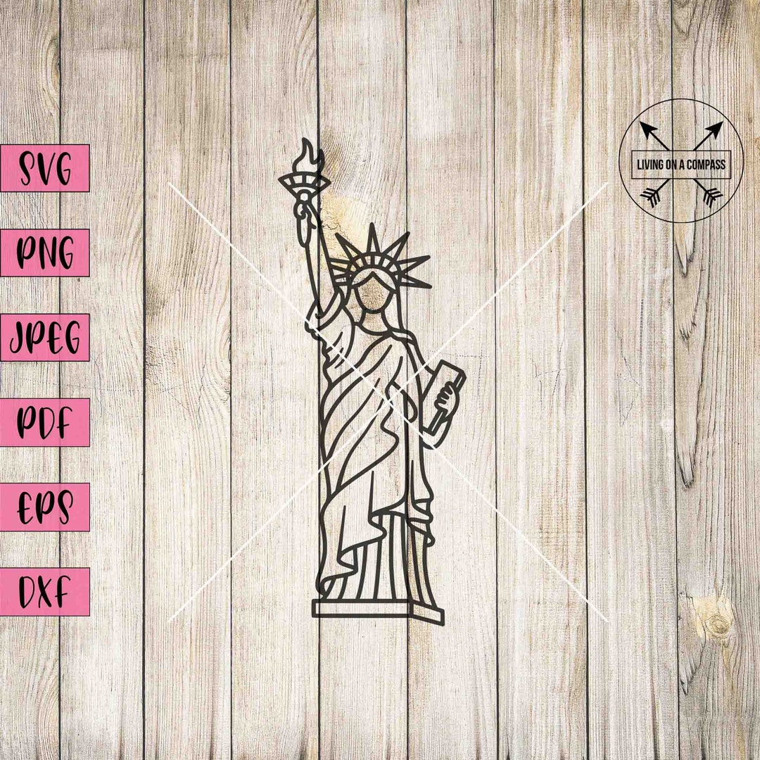 Statue of Liberty Svg, New York Svg, New York City Clipart, New York ...