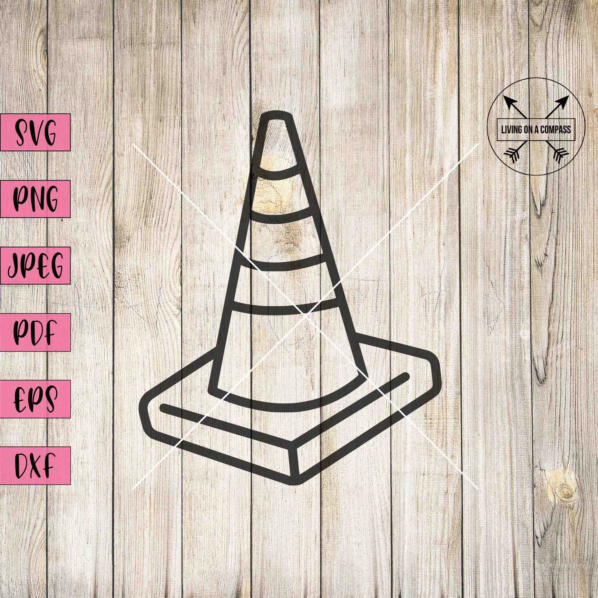 Traffic Cone Svg, Orange Cone, Construction Cone, Construction Png ...