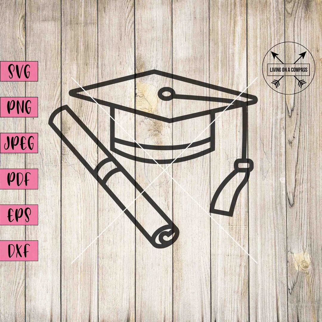 Graduation Cap Svg, Diploma Clipart, Congratulations Svg, Graduation ...