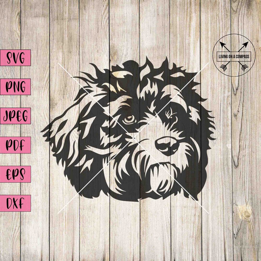 Cavapoo Svg, Cavapoo, Dog Svg, Dog Png, Dog Clipart, Dog Decal, Dog Art ...
