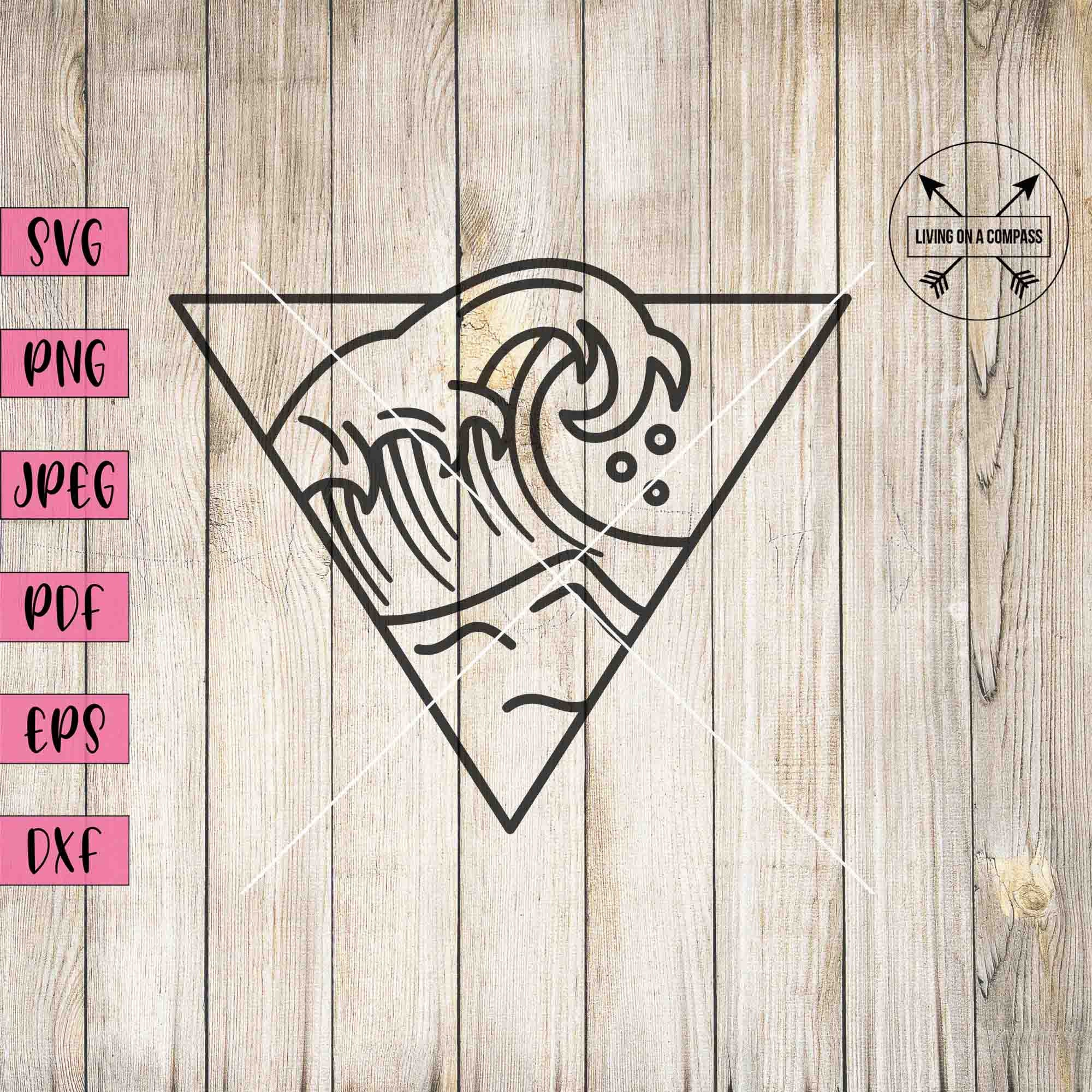 Wave Svg, Wave Png, Wave Clip Art, Waves Clip Art, Waves Svg, Ocean Svg ...