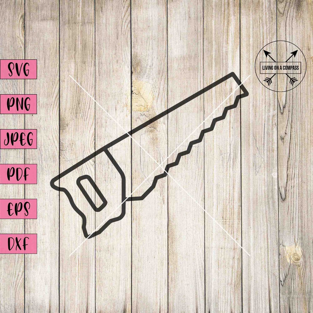 Säge svg, Säge png, Werkzeug svg, Bau Wandtattoo, Bau Geburtstag svg ...