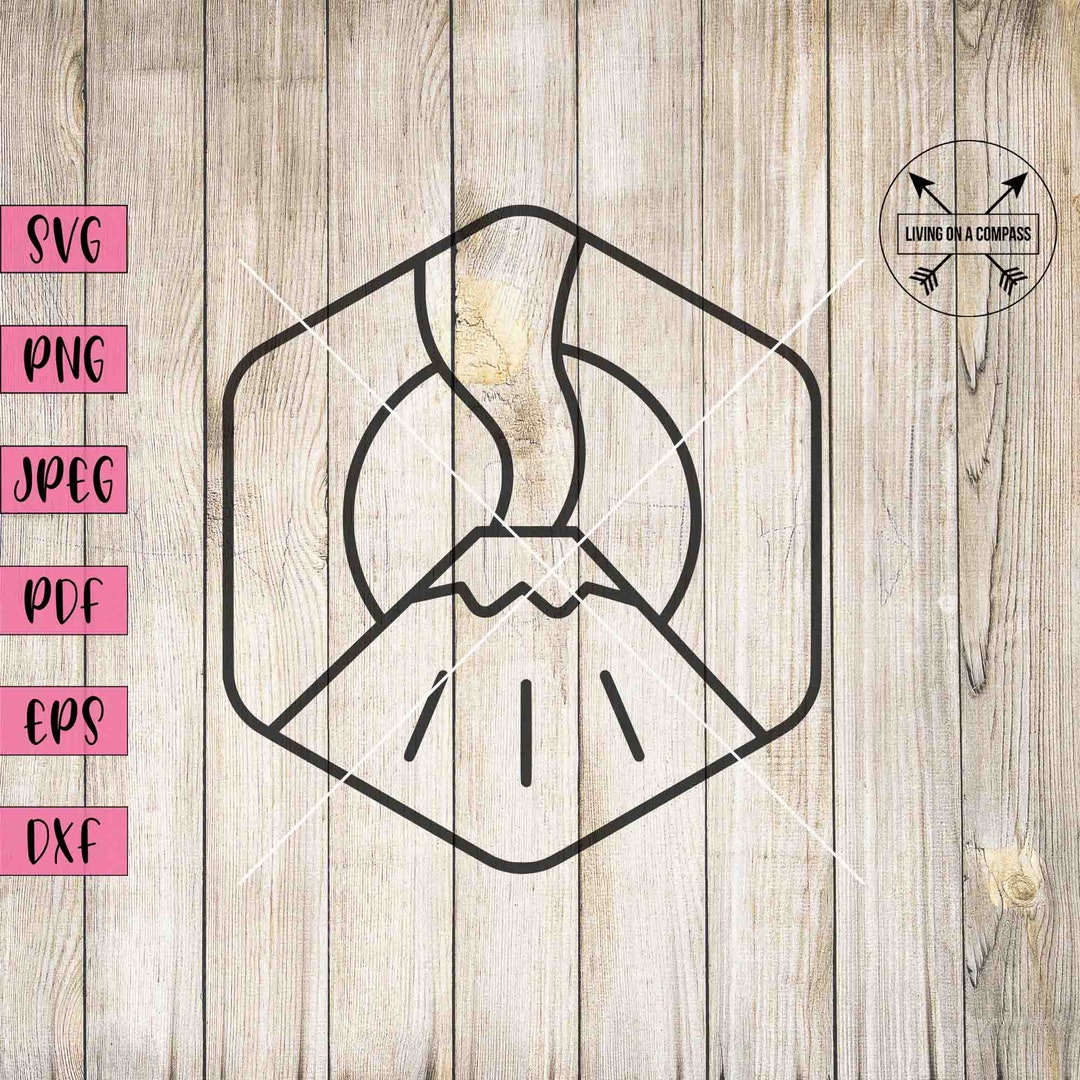 Volcano Svg, Volcano Clipart, Volcano Png, Science Classroom Decor ...