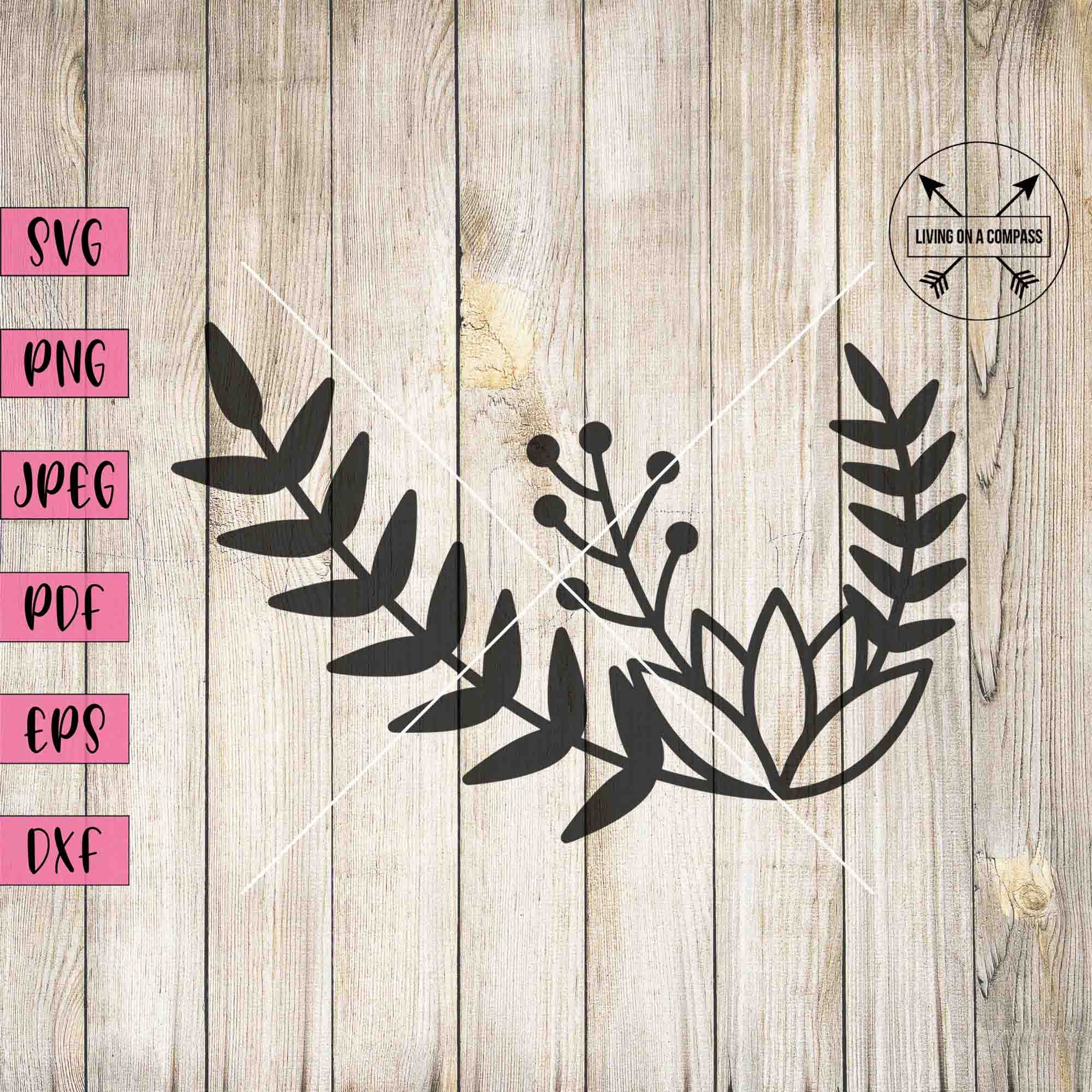 Flower Corner Svg, Floral Corner Svg, Flower Border Svg, Floral Border ...