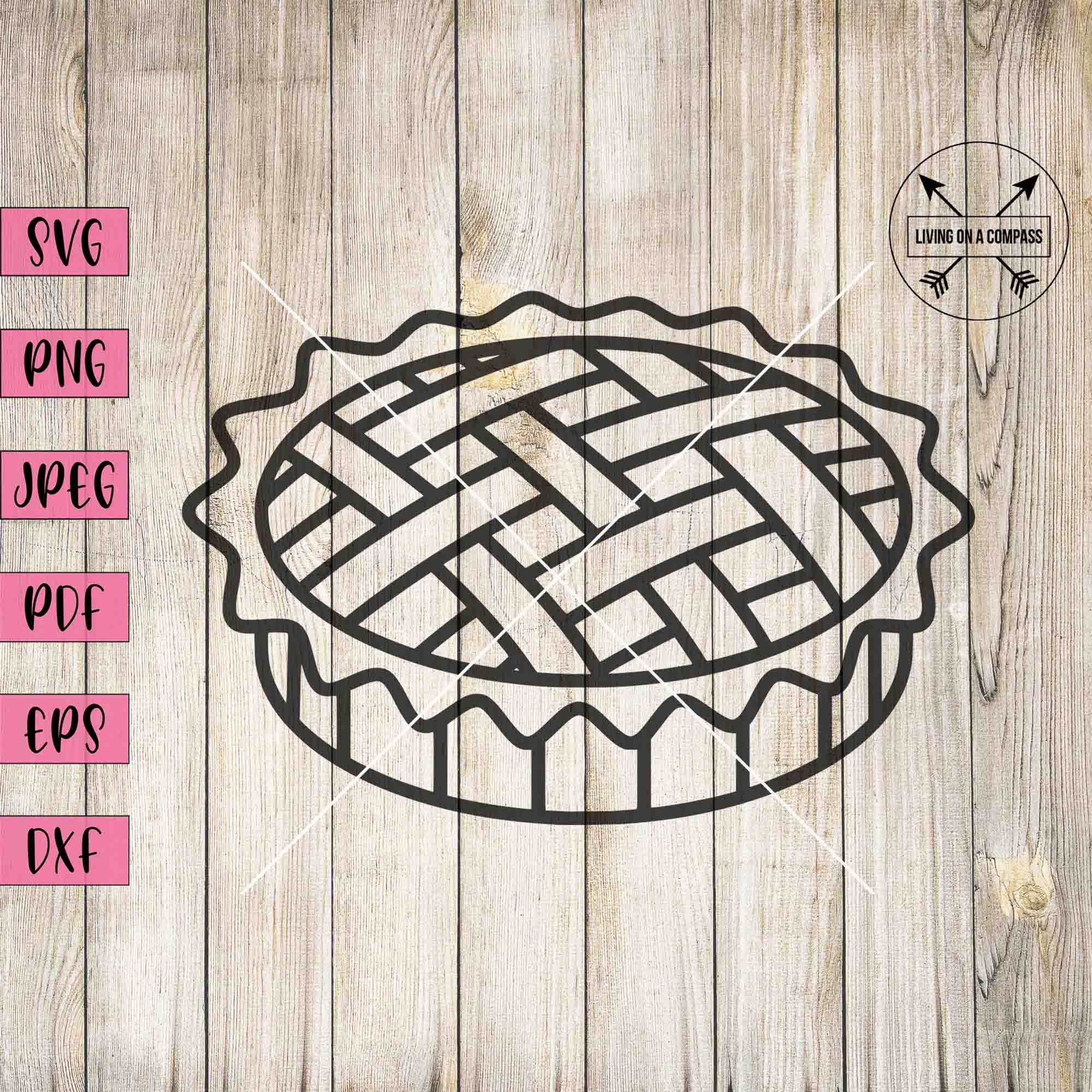 Pie Svg, Pie Clipart, Pie Cut File, Pie Vector, Pie Decal, Baking Clip ...