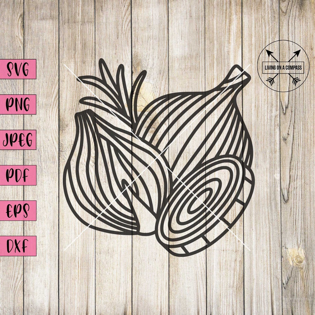 Onion Svg, Restaurant Wall Decor, Vegetable Clipart, Vegetable Print ...