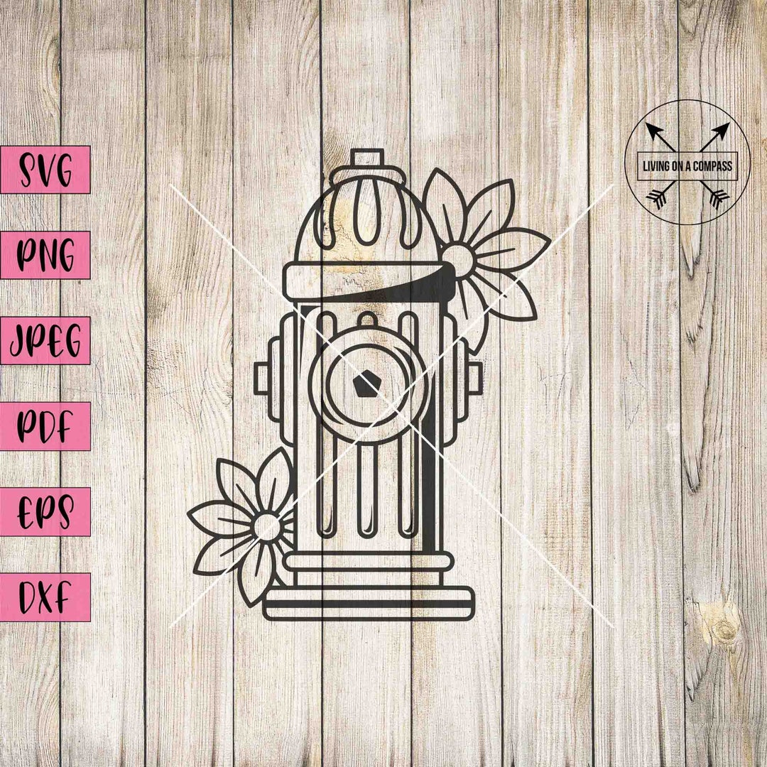 Fire Hydrant Svg, Fire Hydrant Clipart, Fire Hydrant Vector, Fire ...