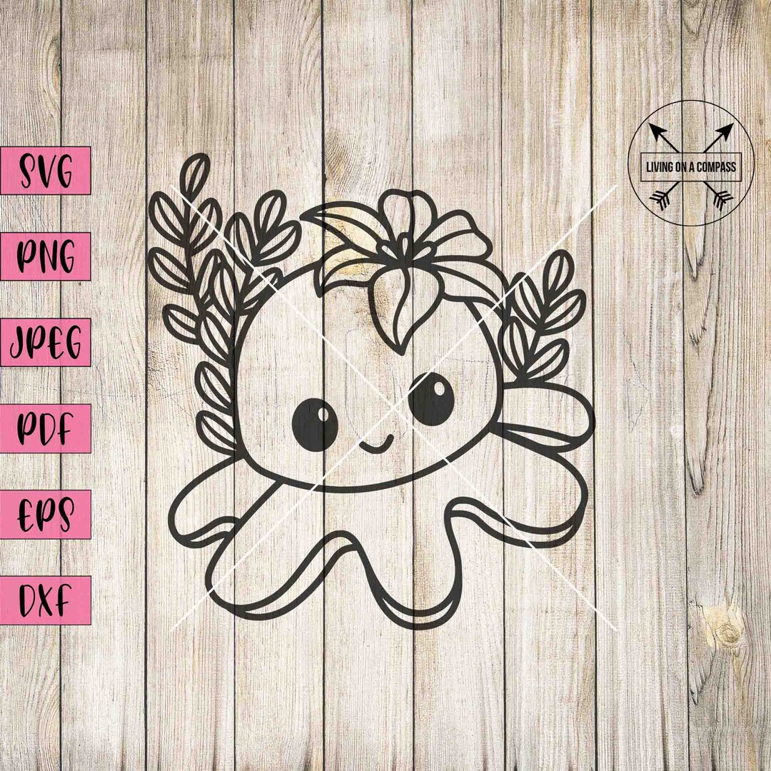 Baby Octopus Svg, Octopus Svg, Octopus Clip Art, Baby Animal Clipart ...