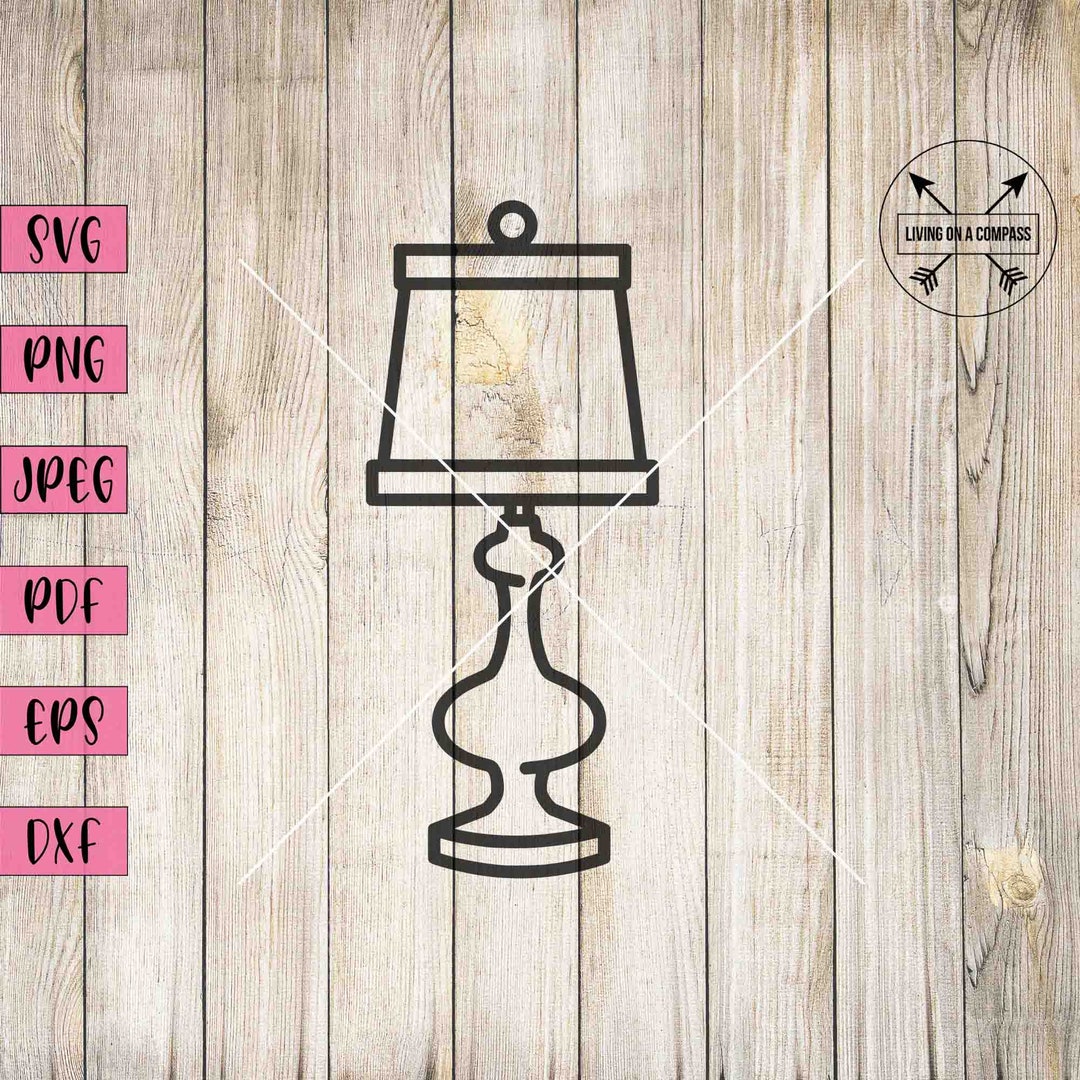 Lamp Svg, Lamp Png, Lamp Clipart, Lamp Vector, Lamp Dxf, Lamp Decal ...