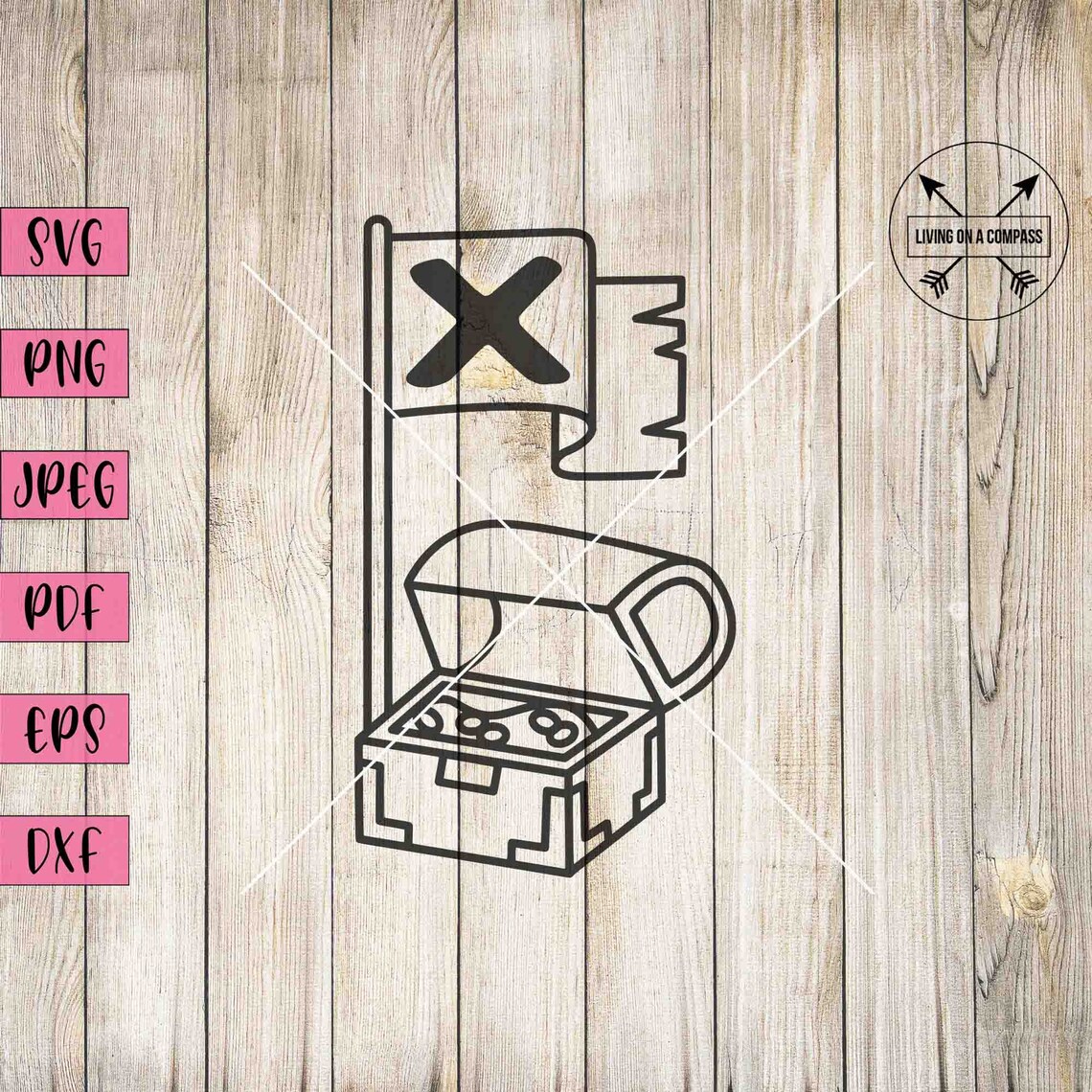 Treasure Chest Svg, Treasure Chest Clipart, Pirate Treasure Chest ...