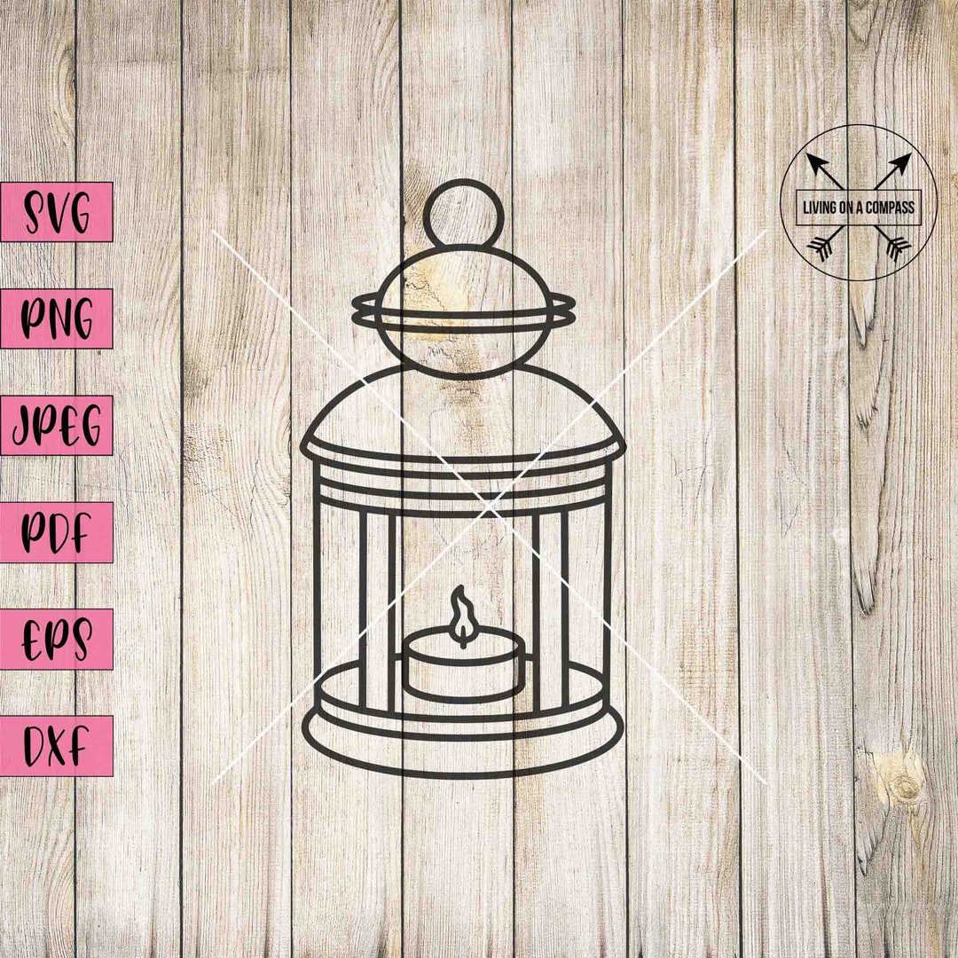 Lantern Svg, Lantern Clipart, Candle Svg, Candle Clipart, Candle Decal ...