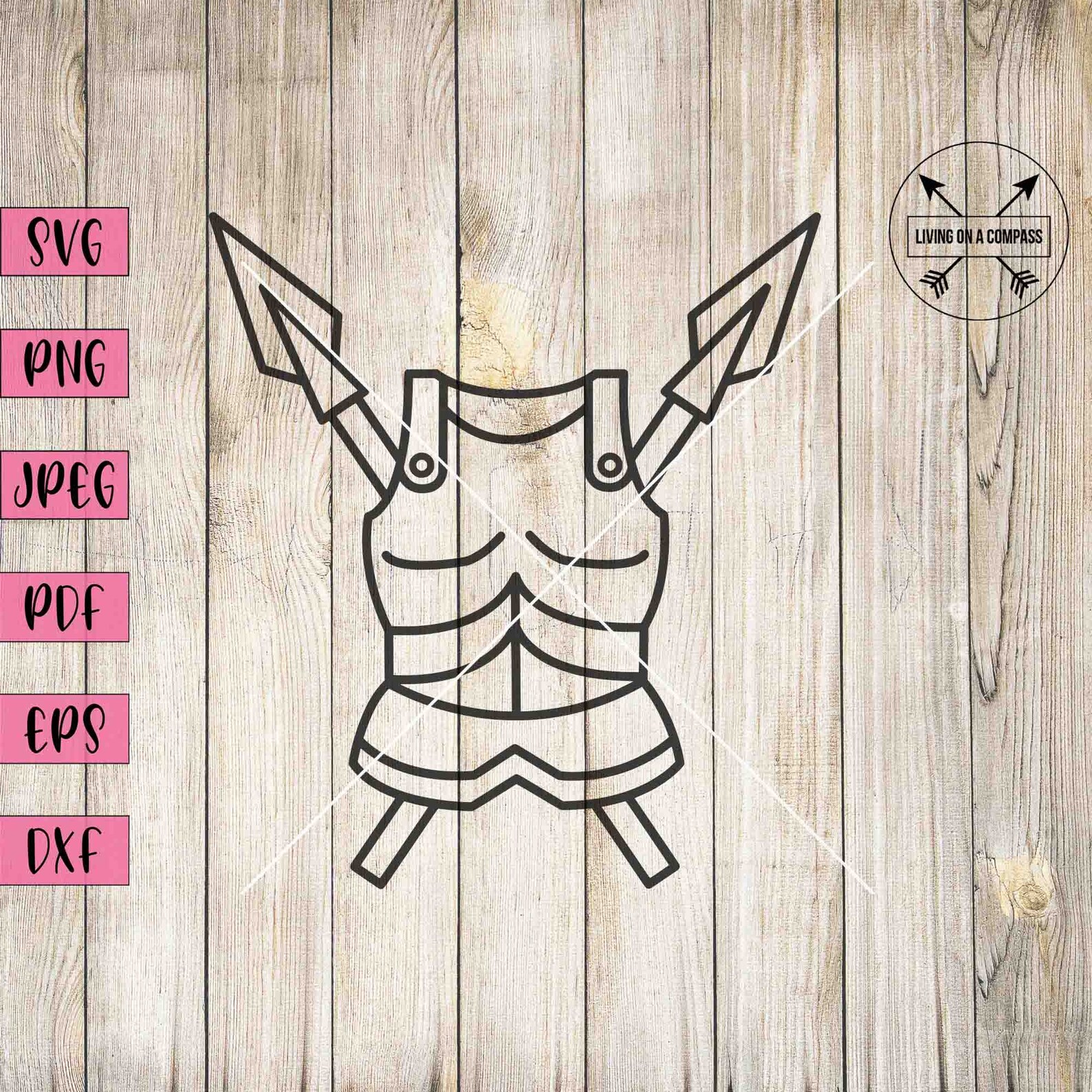 Armor Svg Spartan Svg Spears Svg Spartan Armor Armor Png - Etsy