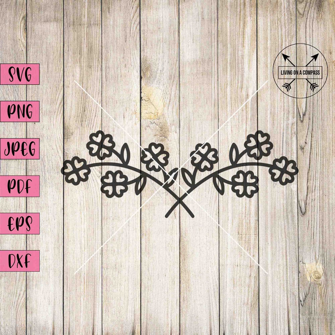 Floral Border Clipart, Floral Clipart, Daisy Svg, Flower Png, Flower ...