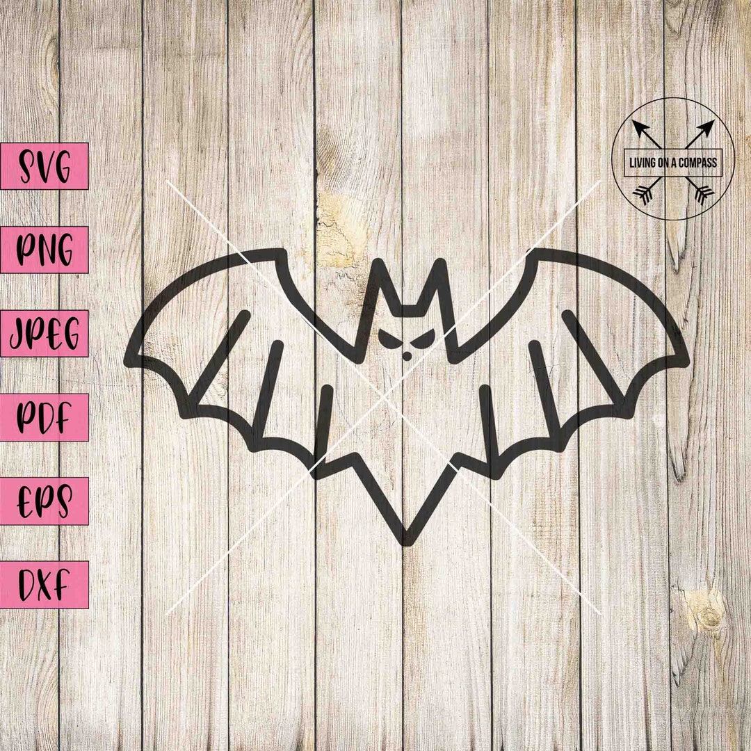 Bat Svg, Bat Png, Bat Clipart, Bat Cut File, Halloween Decorations ...