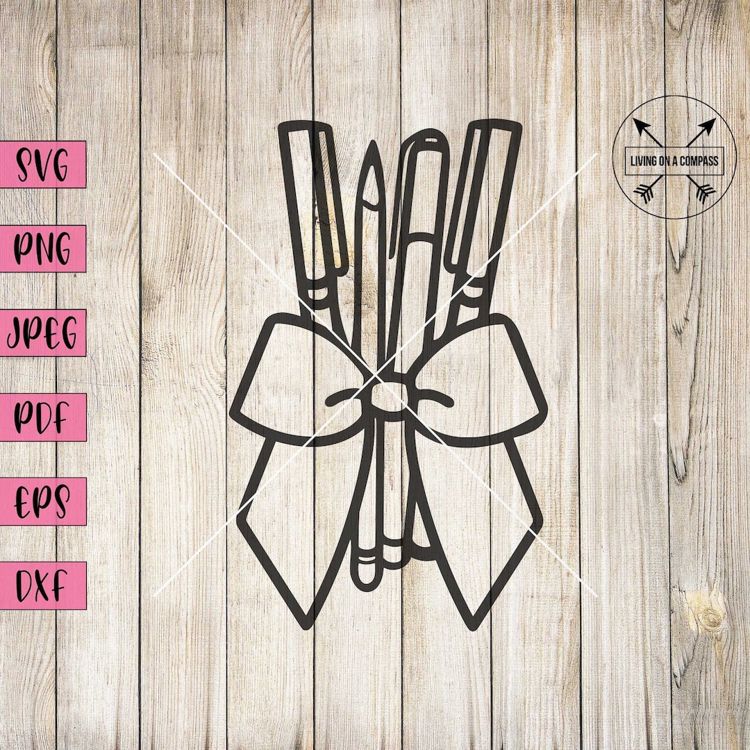 Stationary Svg Back to School Clipart Back to School Planner - Etsy