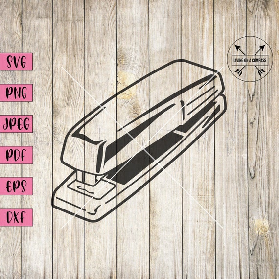 Stapler Svg Back to School Supplies Back to School Planner - Etsy