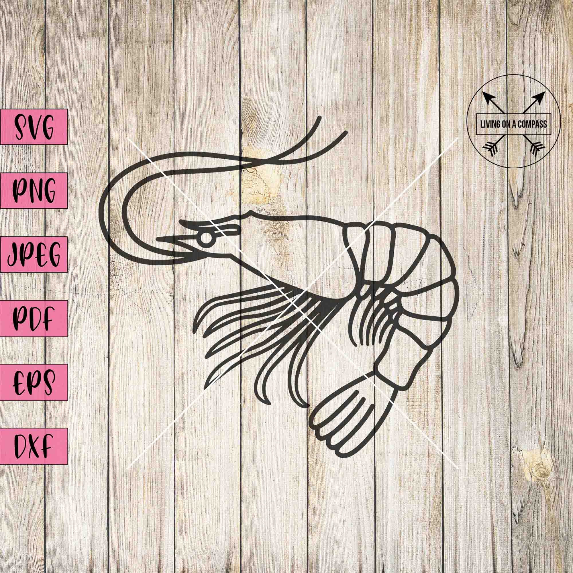 Camarones svg, imágenes prediseñadas de camarones, alimentos svg ...