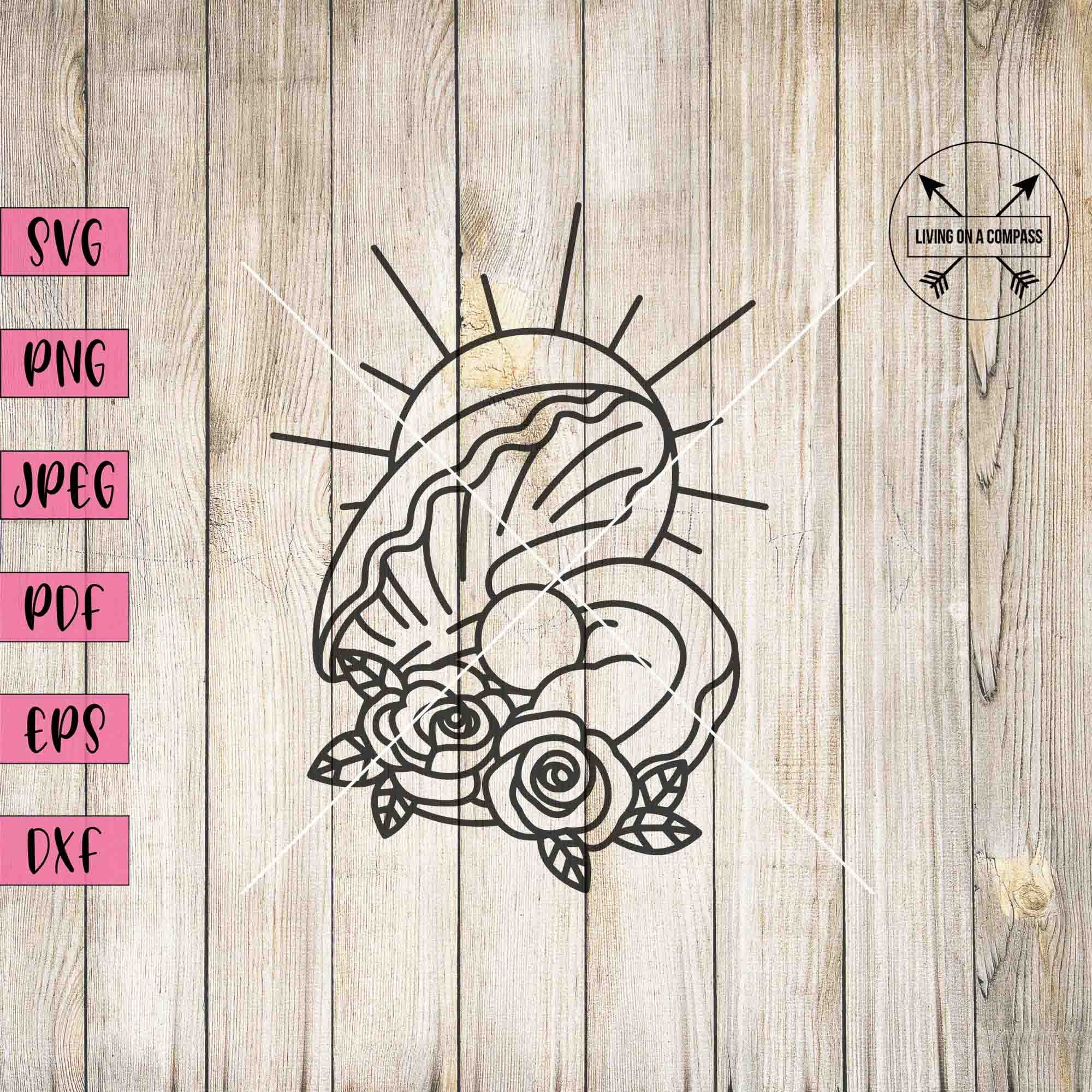 Clam Svg Pearl Svg Pearl Png Ocean Svg Seashell Svg Shell - Etsy