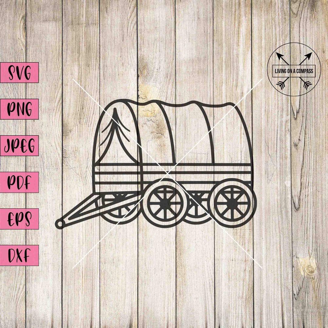 Caravan Svg, Caravan Clipart, Wild West Svg, Wild West Decor, Desert ...
