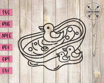 Baby Bath Time Svg - Etsy
