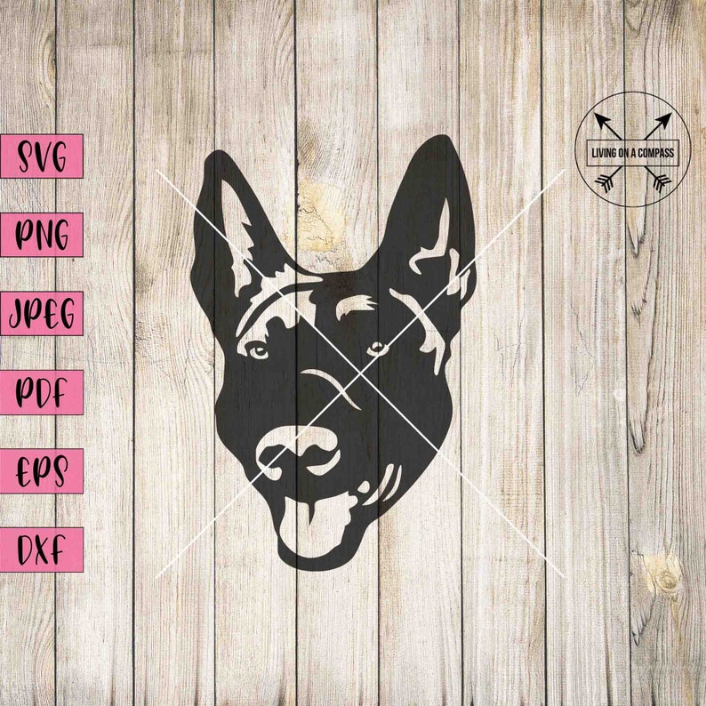 Dutch Shepherd Svg, German Shepherd Decal, German Shepherd Sticker, Dog ...