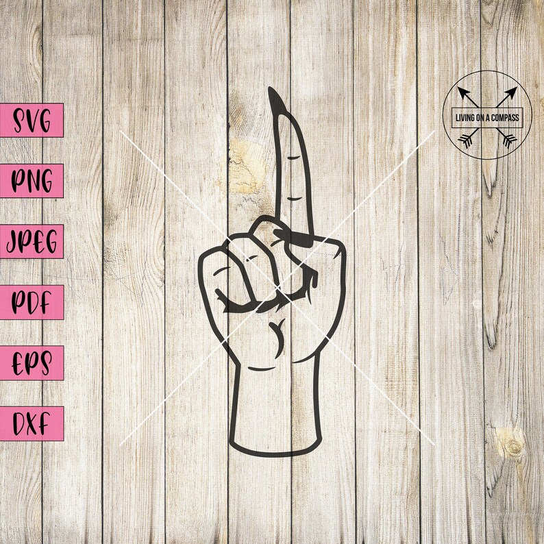 Hand Sign 1 American Sign Language Sign Language Printable - Etsy