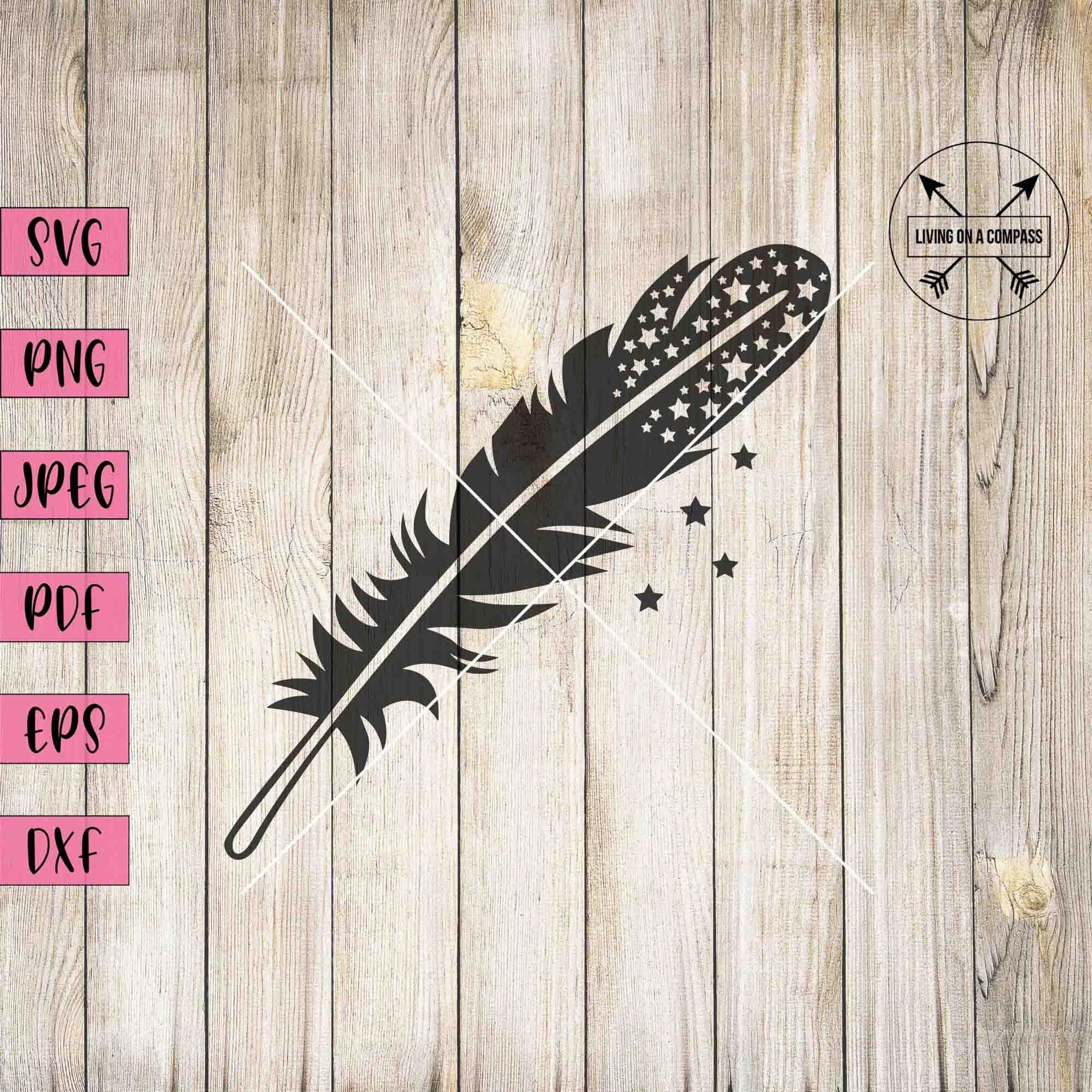 Pluma svg, pluma png, clipart de plumas, pegatina de plumas, pegatinas ...