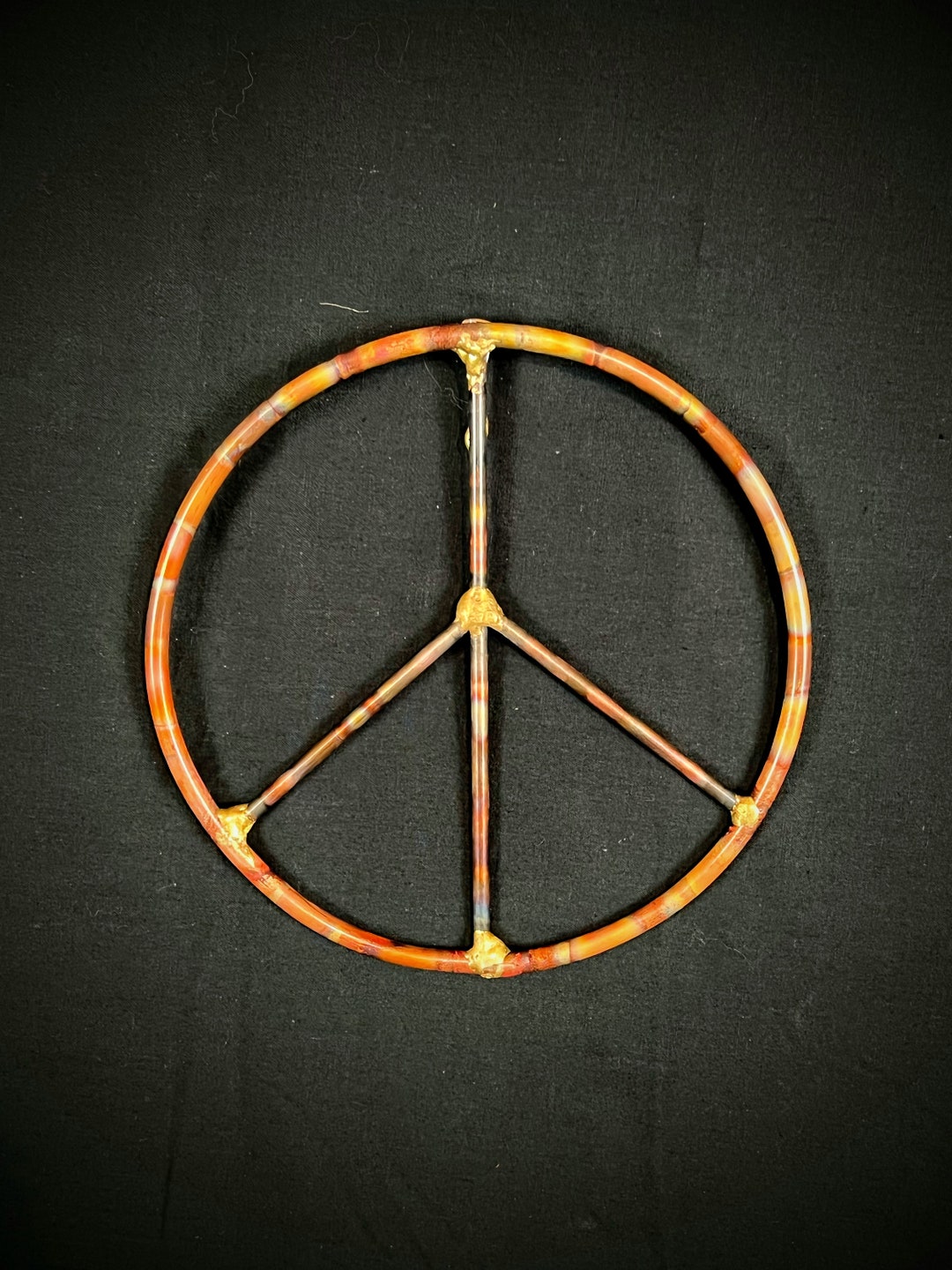 7” Peace Sign Wall Art - Etsy