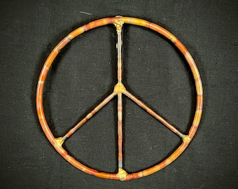 Metal Art, COPPER PEACE SIGN Wall Art: Copper Wall Art Metal Sculpture ...